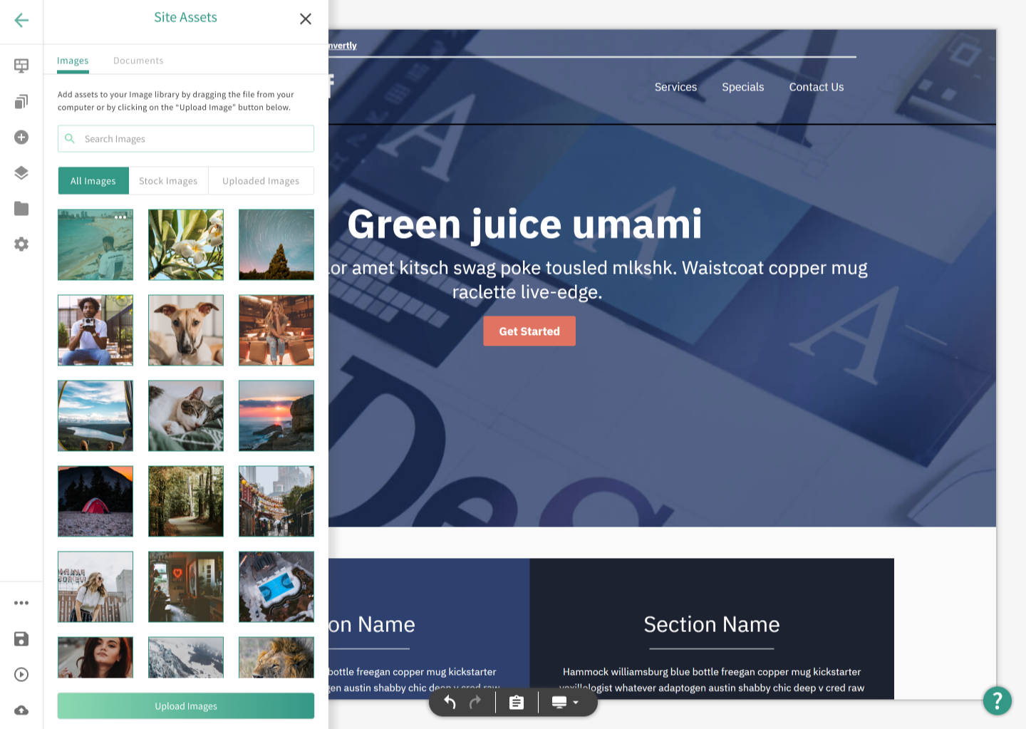 Website Editor - Mark Guill - Product Designer